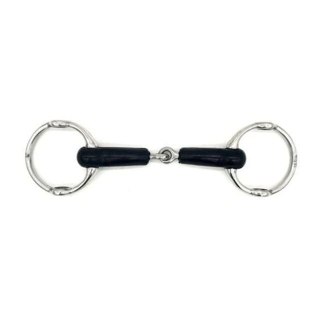 Jake Adams Single Jointed Rubber Beval Bit