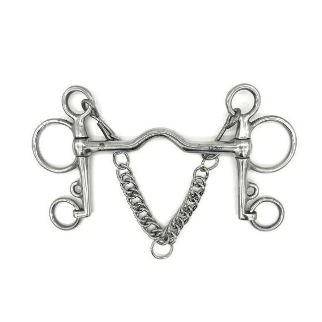Jake Adams Low Port D Ring Snaffle Bit