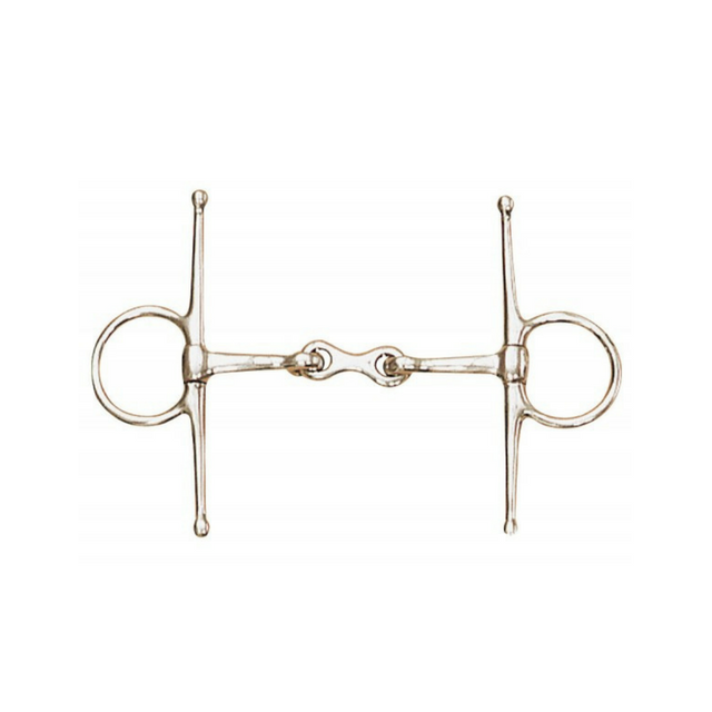 Jake Adams Hollow Mouth French Link Full Cheek Snaffle Bit