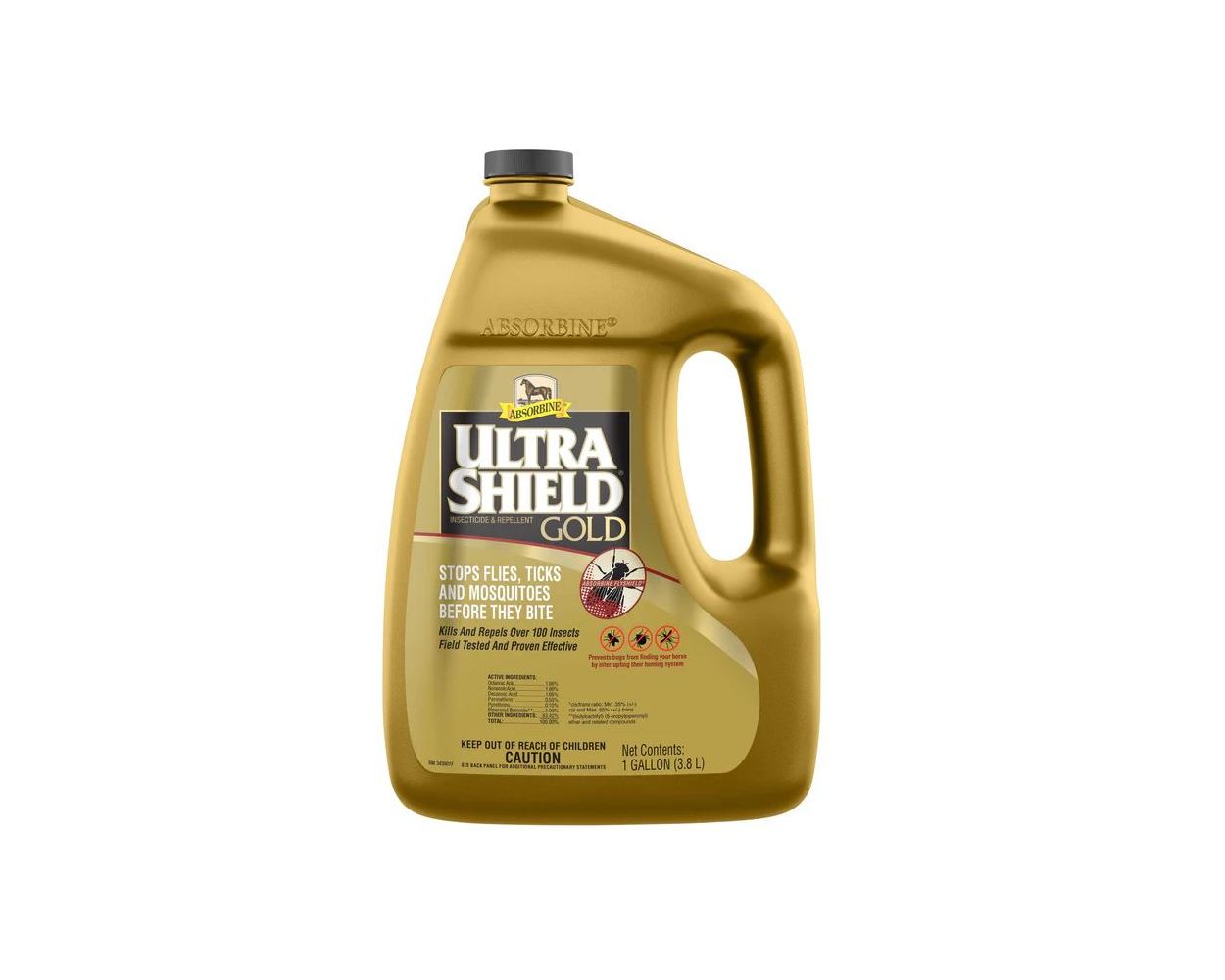 Absorbine UltraShield Gold Fly Spray Gallon - 128 oz